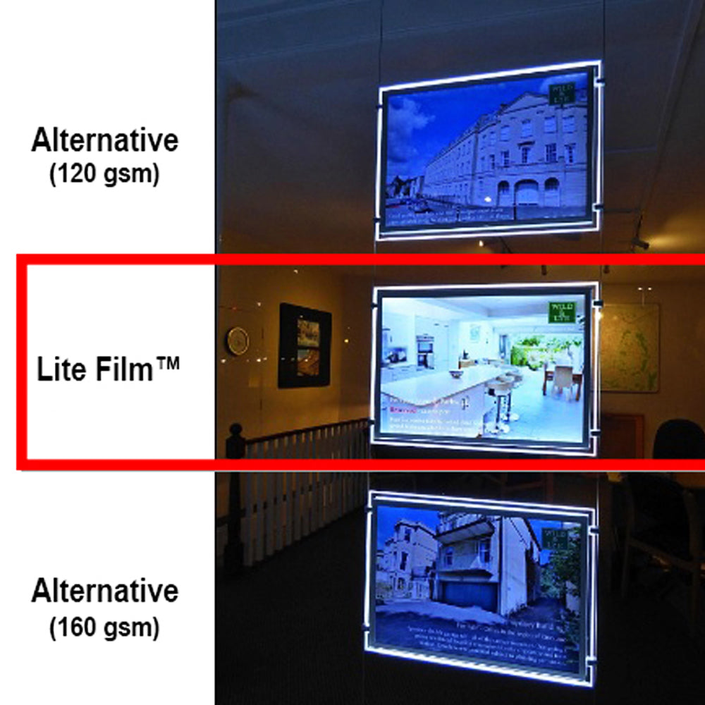 RTL49 (8.5" x 11") Lite Film® for LED Light Panels (Backlit Film / Back ...