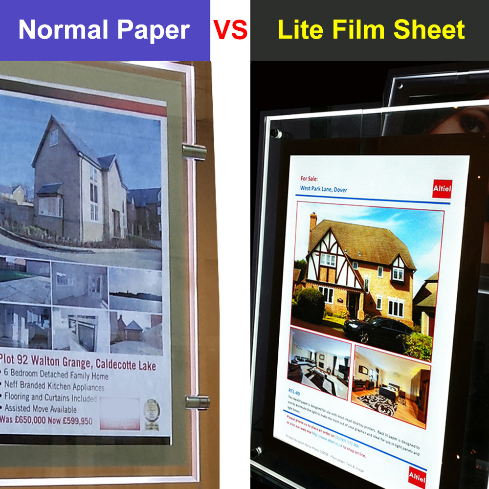 RTL49 (A3) Lite Film® for LED Light Panels (Backlit Film / Back lit ...